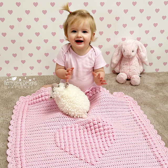 Ravelry: Loveheart Blanket pattern by Kerry Jayne Designs