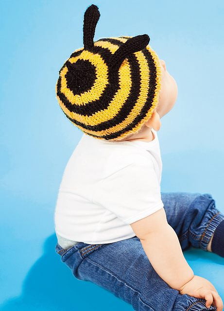 Ravelry: Bumble Bee Beanie pattern by Lucinda Ganderton