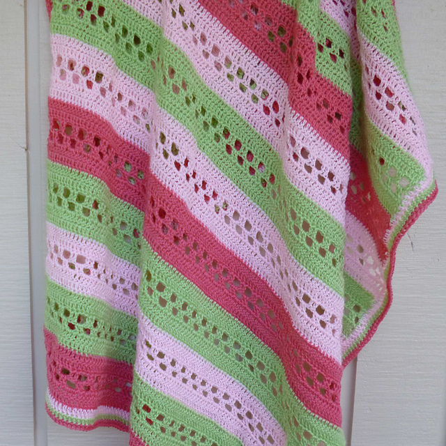 Ravelry: Sweet Tia Spring Baby Blanket pattern by Kerryn Wright