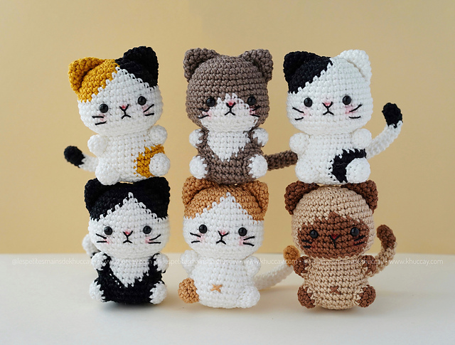 Ravelry: The mini cats pattern by Khuc cay