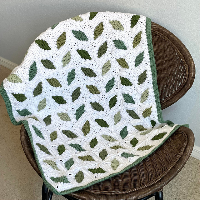 Ravelry: Little Leaves Granny Square Blanket pattern by Hooked With A Twist