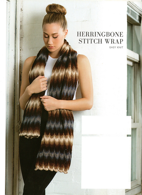 Ravelry: Herringbone Stitch Wrap pattern by Lincraft