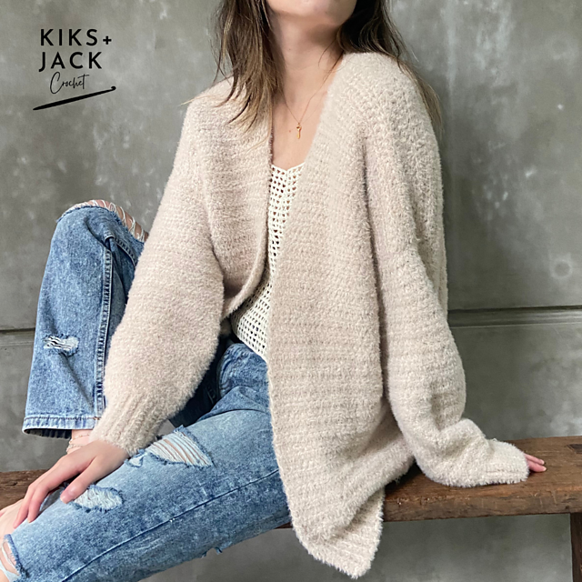 Ravelry: Banbury Oversized Drape Crochet Cardigan pattern by Kiks ...