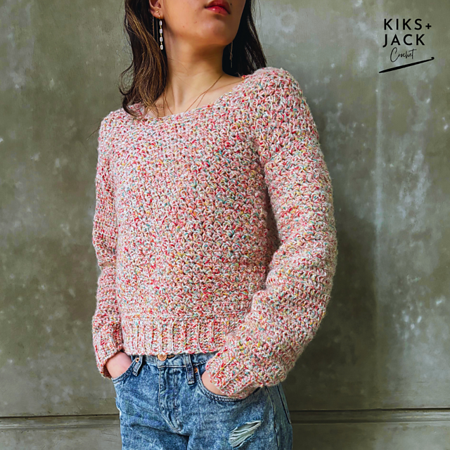 Ravelry: Field of Flowers Light Sweater pattern by Kiks + Jack Crochet