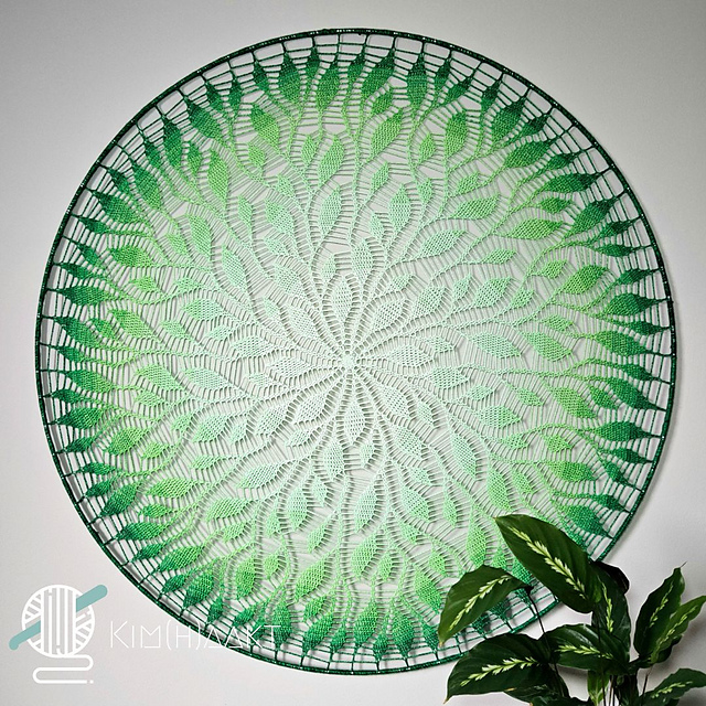 Ravelry: Autumn Leaves Mandala pattern by Kim Bakker