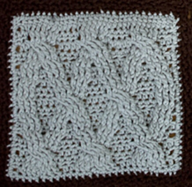 Ravelry: Chunky Cable Square pattern by Kim Kotary