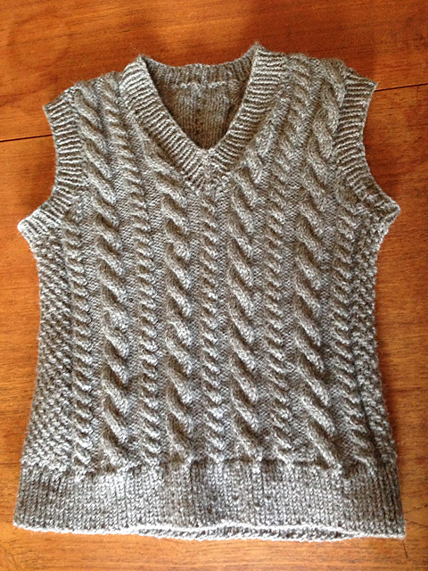 Ravelry: Sleeveless pullover pattern by Honey Pollack