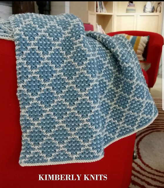 Ravelry: Vintage Mosaics Blanket pattern by Kim Mok