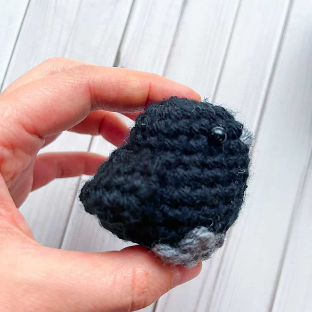 Ravelry: Baby Crow pattern by Kimberly Arenas/The Caffeinated Snail