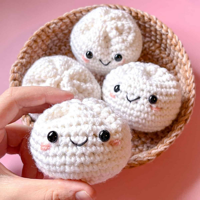 Ravelry: Bao Play Set pattern by Kimberly Arenas/The Caffeinated Snail
