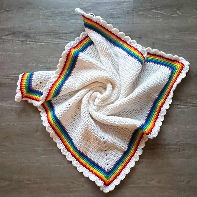 Ravelry: Rainbow Baby Blanket pattern by Kimberly Arenas/The ...