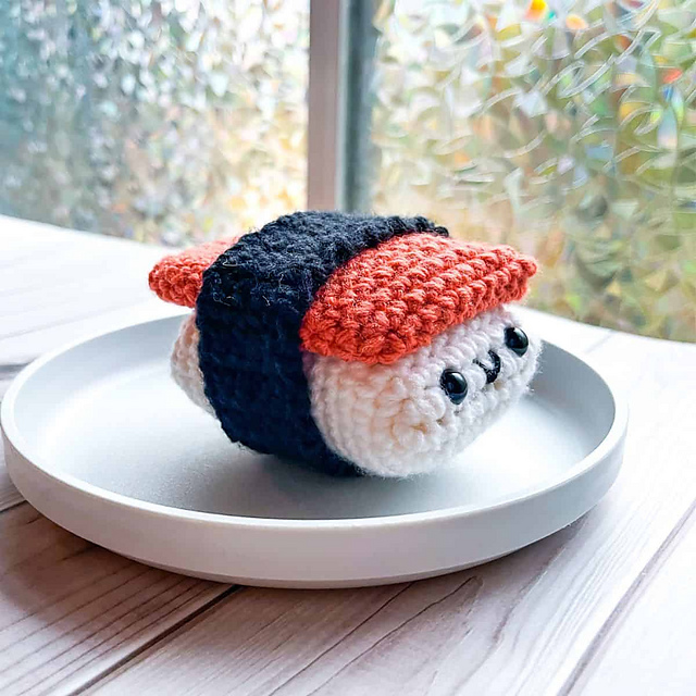 Ravelry: Spam Musubi pattern by Kimberly Arenas/The Caffeinated Snail