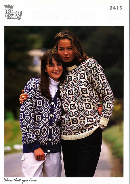 Ravelry: 2415 Sweater and Cardigan pattern by King Cole Ltd