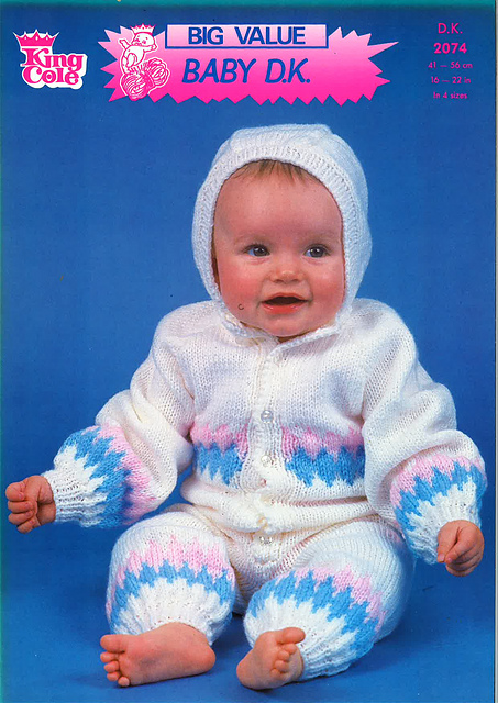 Ravelry: 2074 Hooded All-In-One Suit pattern by King Cole Ltd