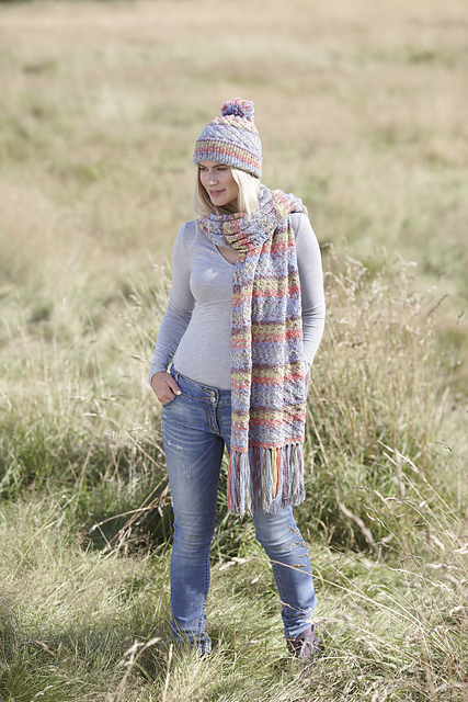 Ravelry: 5557 Shawls and Hats pattern by King Cole Ltd