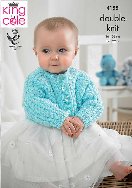 Ravelry: 4155 Cardigans pattern by King Cole Ltd