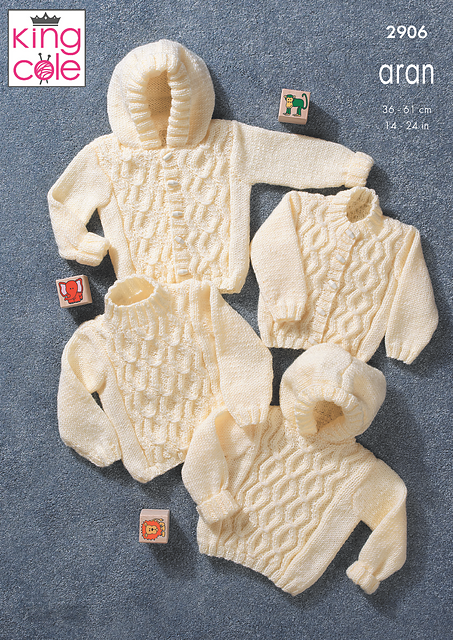 Ravelry: 2906 Sweaters and Jackets pattern by King Cole Ltd