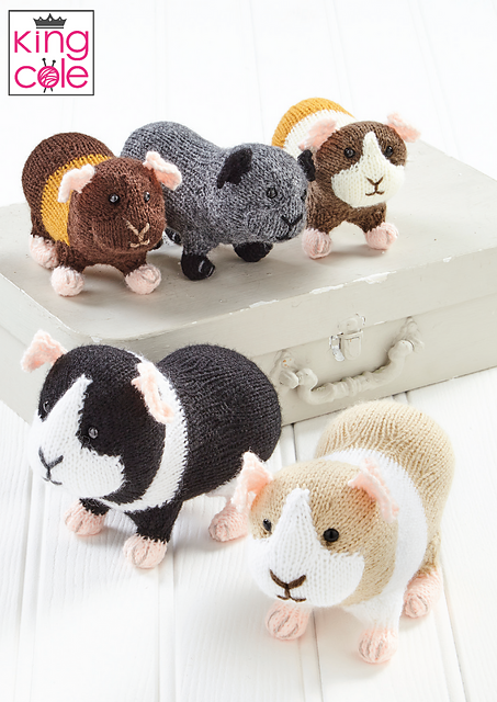 Ravelry: 9156 Guinea Pigs pattern by King Cole Ltd