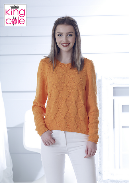 Ravelry: 4840 Slipover and Sweater pattern by King Cole Ltd