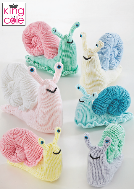 Ravelry: 9154 Snails pattern by King Cole Ltd