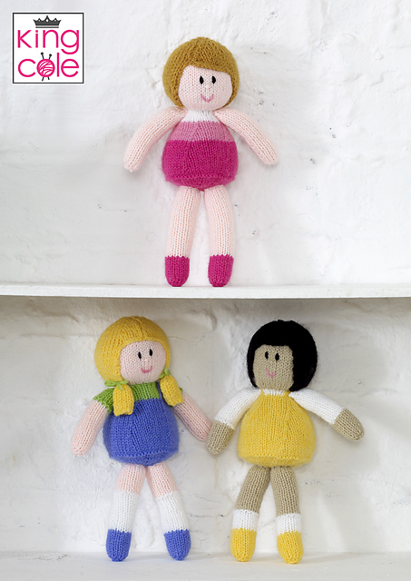 Ravelry: 9102 Dolls pattern by King Cole Ltd