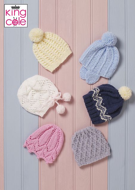 Ravelry: 5544 Hats pattern by King Cole Ltd
