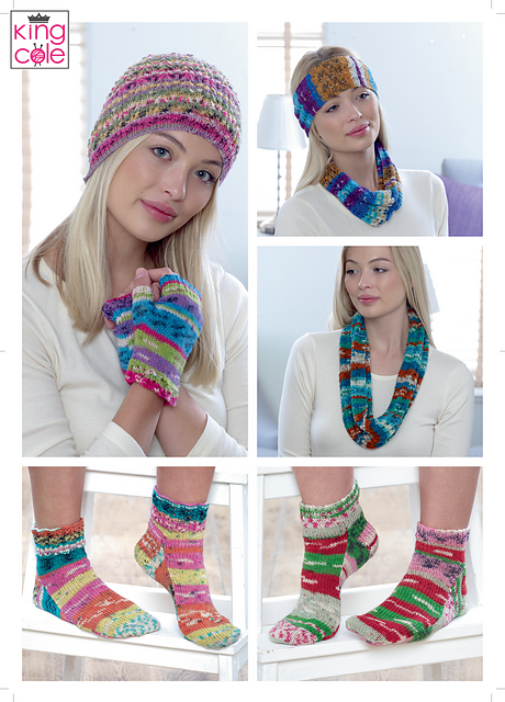 Ravelry: Zig Zag Accessories June 2017 pattern by King Cole Ltd