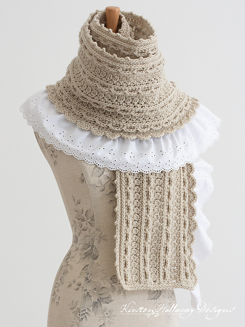 Ravelry: Layer Cake Lace Scarf pattern by Kirsten Holloway
