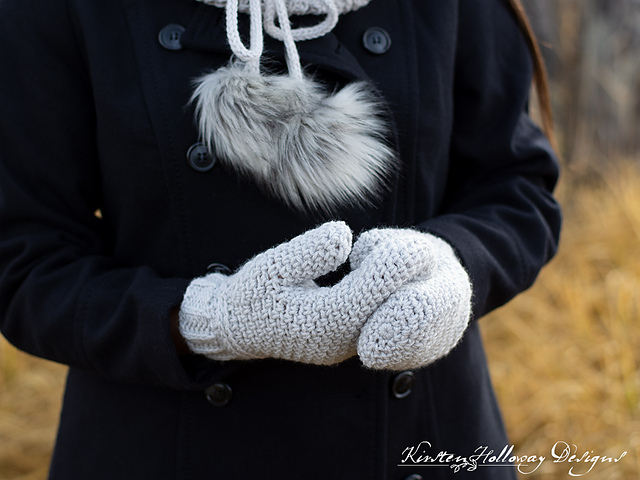 Ravelry: Easy Granite Stitch Mittens pattern by Kirsten Holloway