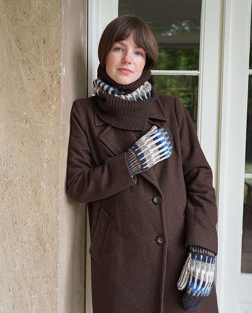 Ravelry: Öland Neck Warmer and Mittens pattern by Kit Couture