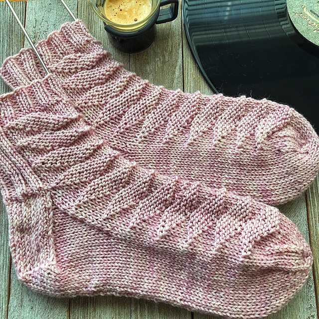 Ravelry: Sweet Caroline Socks pattern by The Kitchen Sink Shop