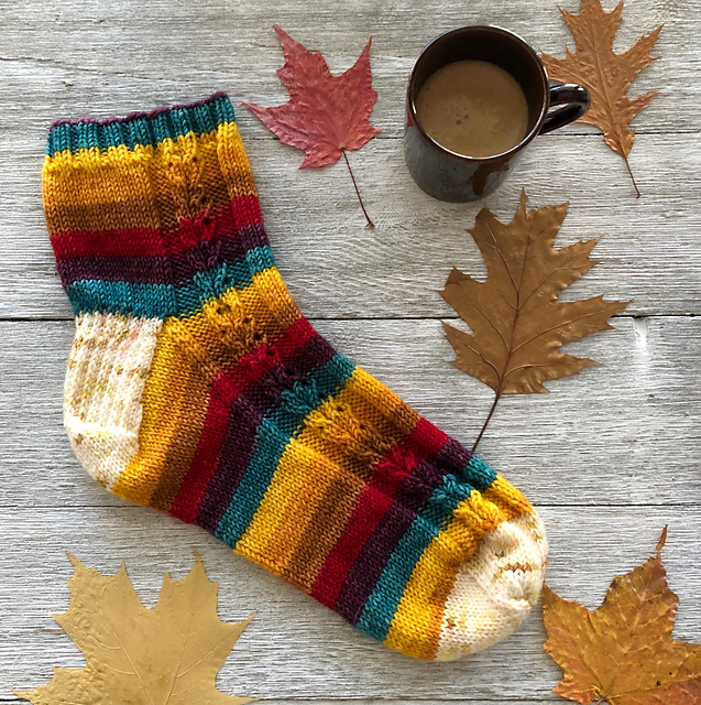 Ravelry: Autumble Socks pattern by The Kitchen Sink Shop