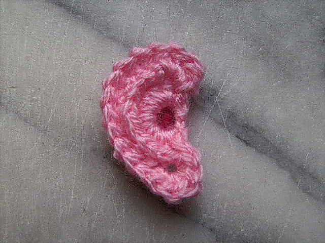 Ravelry: Crochet Human Ear pattern by Kitty-bob knits