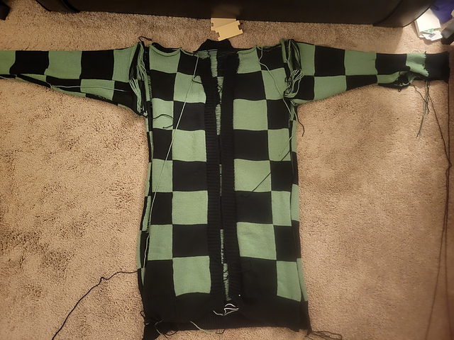 Ravelry: KittyIchigo1's C107 - Tanjiro Cardigan