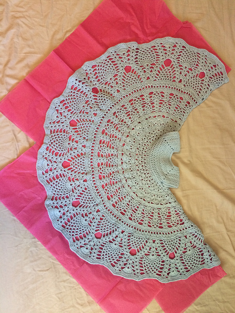 Ravelry: Pineapple Lace Baby Dress pattern by Emily Spitzer