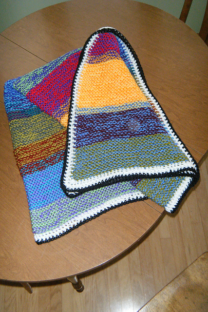 Ravelry: Susan's Random Remnants Blanket pattern by SiffKnit