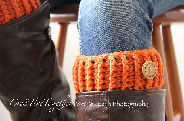 Ravelry: Ribbed Crochet Boot Topper pattern by Kristin Mickelson