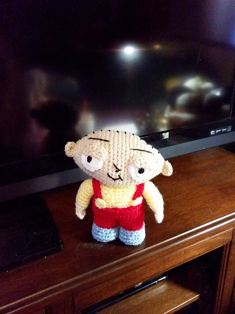 Ravelry: Stewie from Family Guy pattern by Nichole's Nerdy Knots