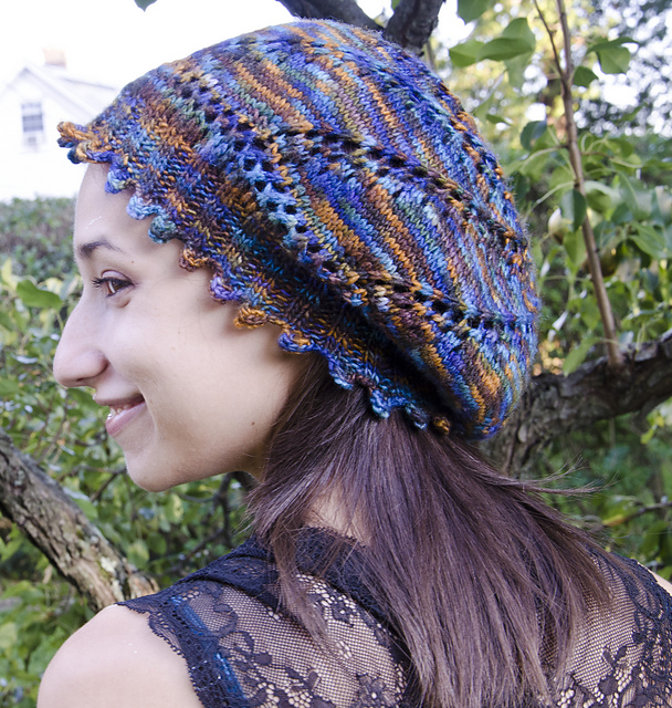 Ravelry: Kneating's Starry Night Slouch (Vortex) Hat