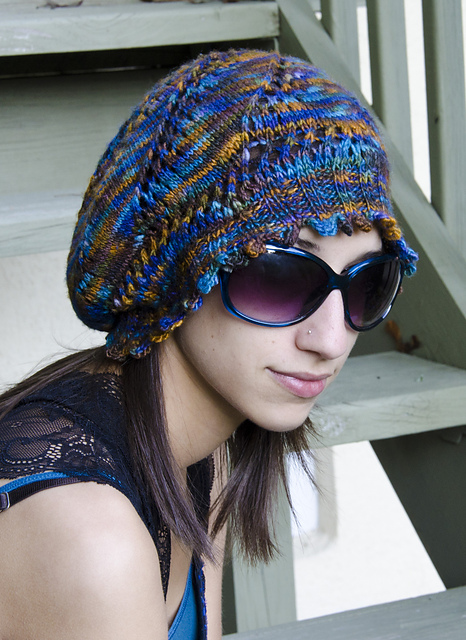 Ravelry: Kneating's Starry Night Slouch (Vortex) Hat