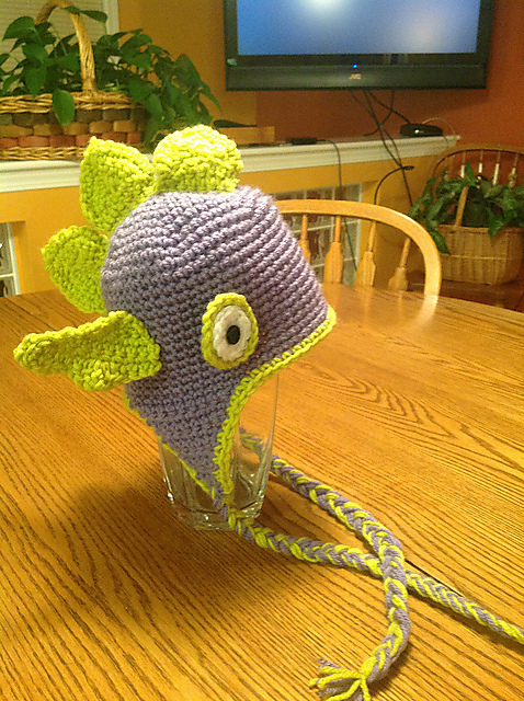 Ravelry: Single Crochet Dragon Flap Hat pattern by Carla Nixon