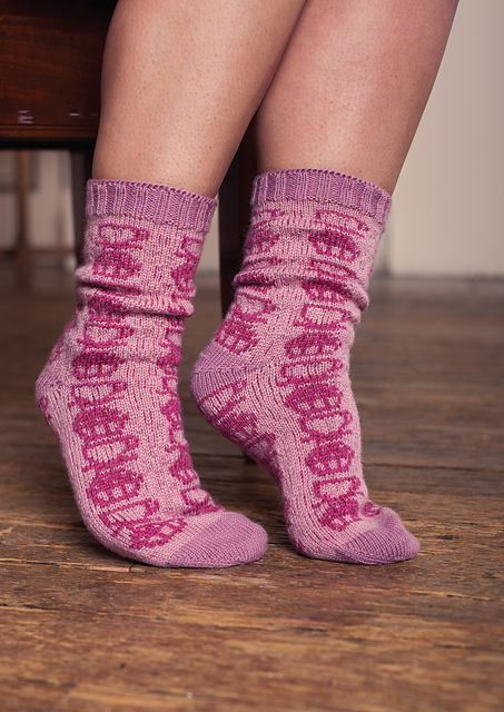 Ravelry: Jane Socks pattern by Kate Heppell