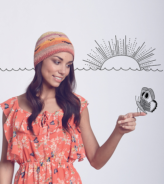 Ravelry: Waterloo Sunset Hat pattern by Anna Elliott