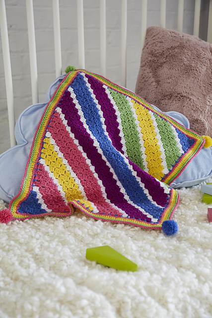 Ravelry: Blackpool Rock Blanket pattern by Knit Crochet Create