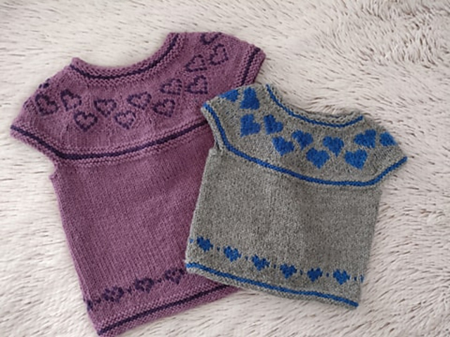 Ravelry: Hjerternes vest pattern by Katja Bærentsen