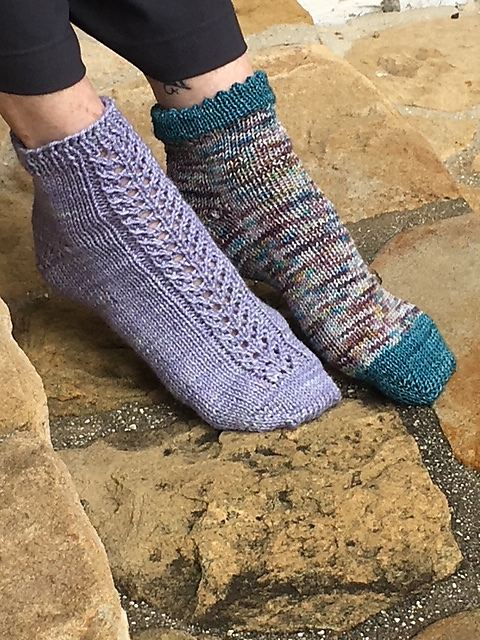 Ravelry: Lazy Lacy Socks pattern by Susan Venable