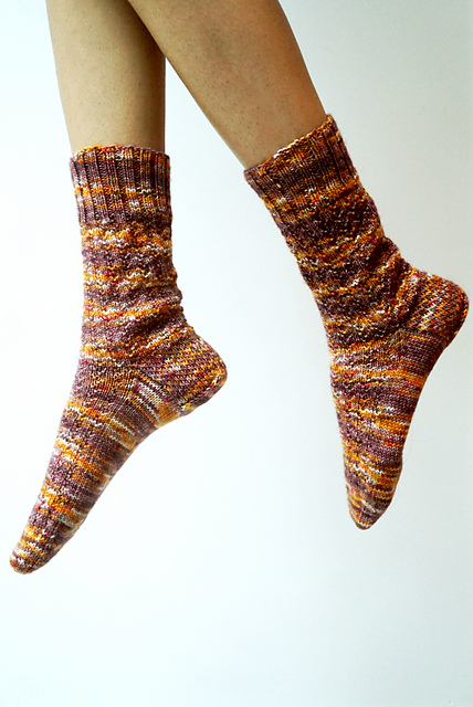 Ravelry: Reliable Spring Socks pattern by Lara Neel