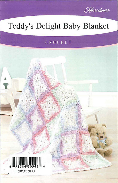 Ravelry: Teddy's Delight Baby Blanket pattern by Herrschners