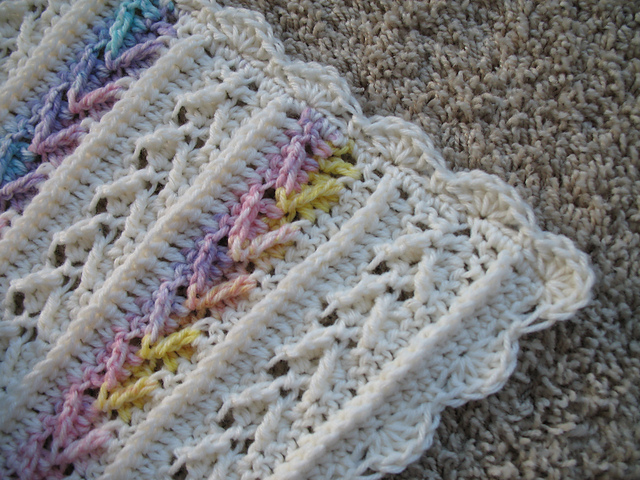Ravelry: KnitSister1's Joey's Avalon Baby Blanket