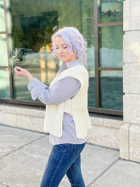 Ravelry: Step Into Prep Vest pattern by Knitatude / Chantal Miyagishima